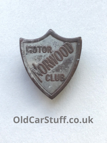 Norwood Motor Club car members horseshoe badge | Oldcarstuff.co.uk