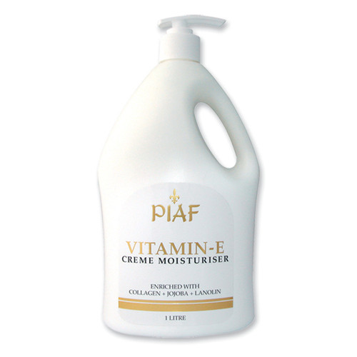 Piaf Vitamin E Creme Moisturiser 1L Pump | piaf