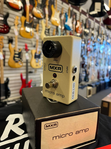 MXR Micro Amp Boost Pedal M133 LIKE NEW With Box and paperwork SOLD ...