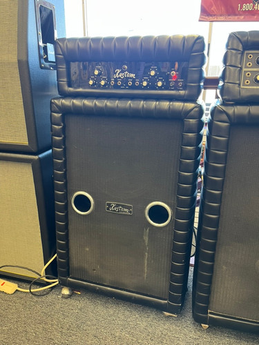 Kustom Bass 100 in very good condition WITH 2X15 Bass Cabinet SOLD ...