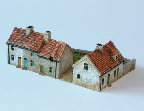 Corner Row of Houses with Yard Area | TotalBattleMins