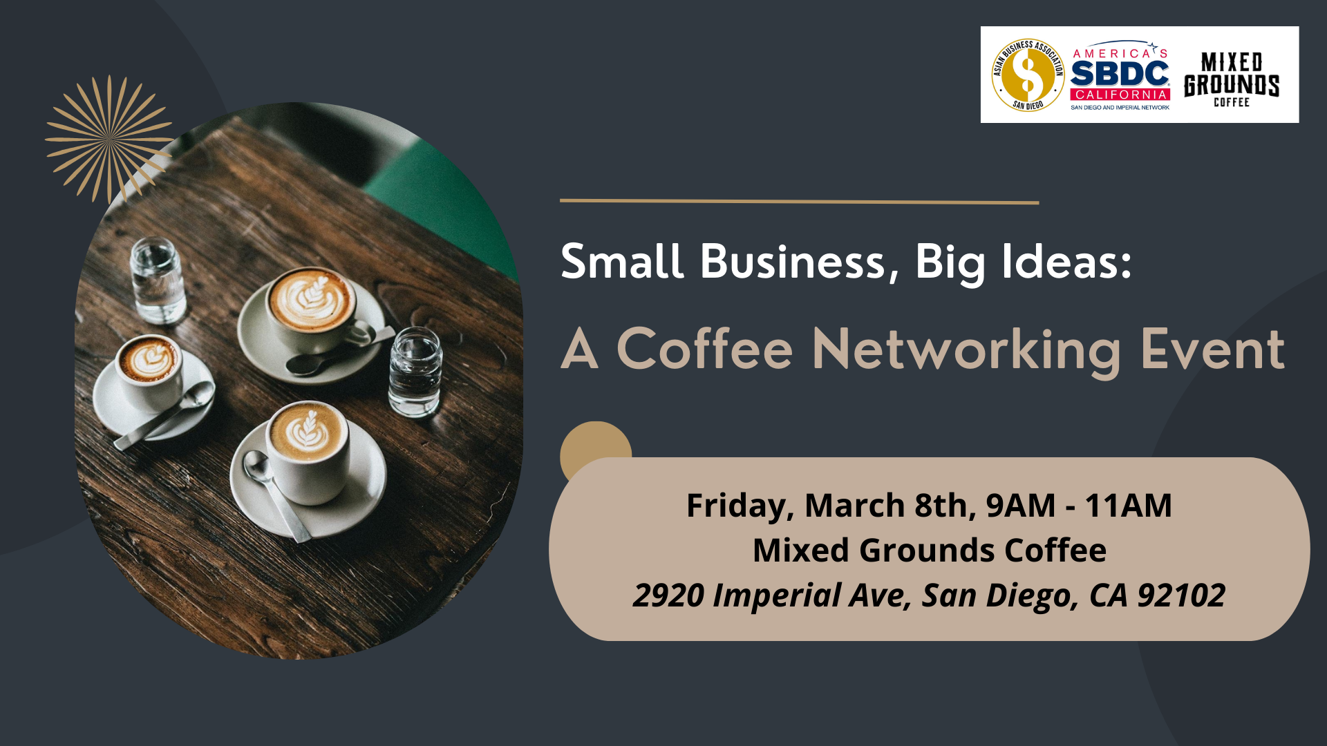 [March] Small Business, Big Ideas: A Coffee Networking Event | ABASD