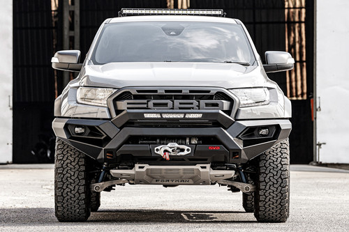 Ford Raptor Aluminum Front Winch Bumper (FORTMAN SPECTER ) Matt Black ...
