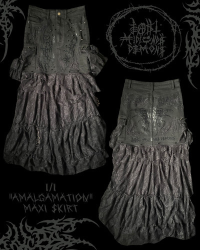 1/1 “AMALGAMATION” MAXI SKIRT | East Midlands Demons