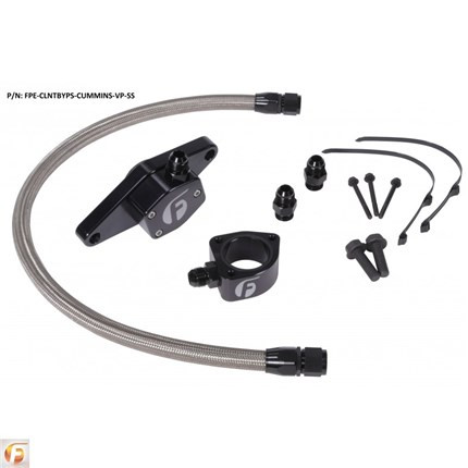 Fleece Performance Coolant Bypass Kit (Coolant Hose Braiding ...