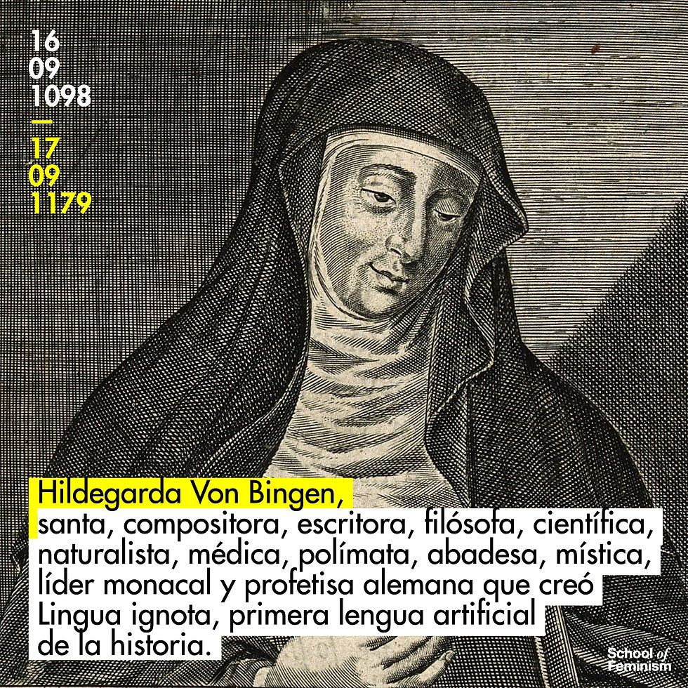 Hildegarda Von Bingen, santa, compositora, escritora, filósofa ...