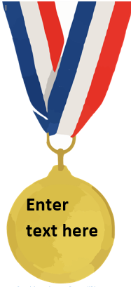 Large Editable Medal | Resourcewhizz App