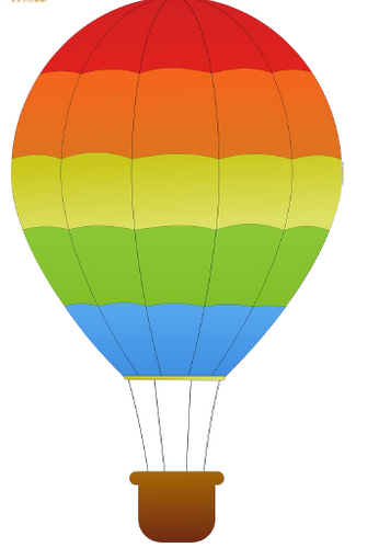 A4 Hot Air Balloon cut outs | Resourcewhizz App