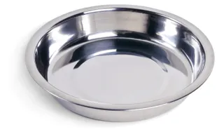 Stainless Steel Shallow Dish | Macleay Pets Plus