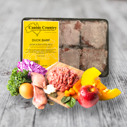 Duck Barf Portions (1kg) | Macleay Pets Plus