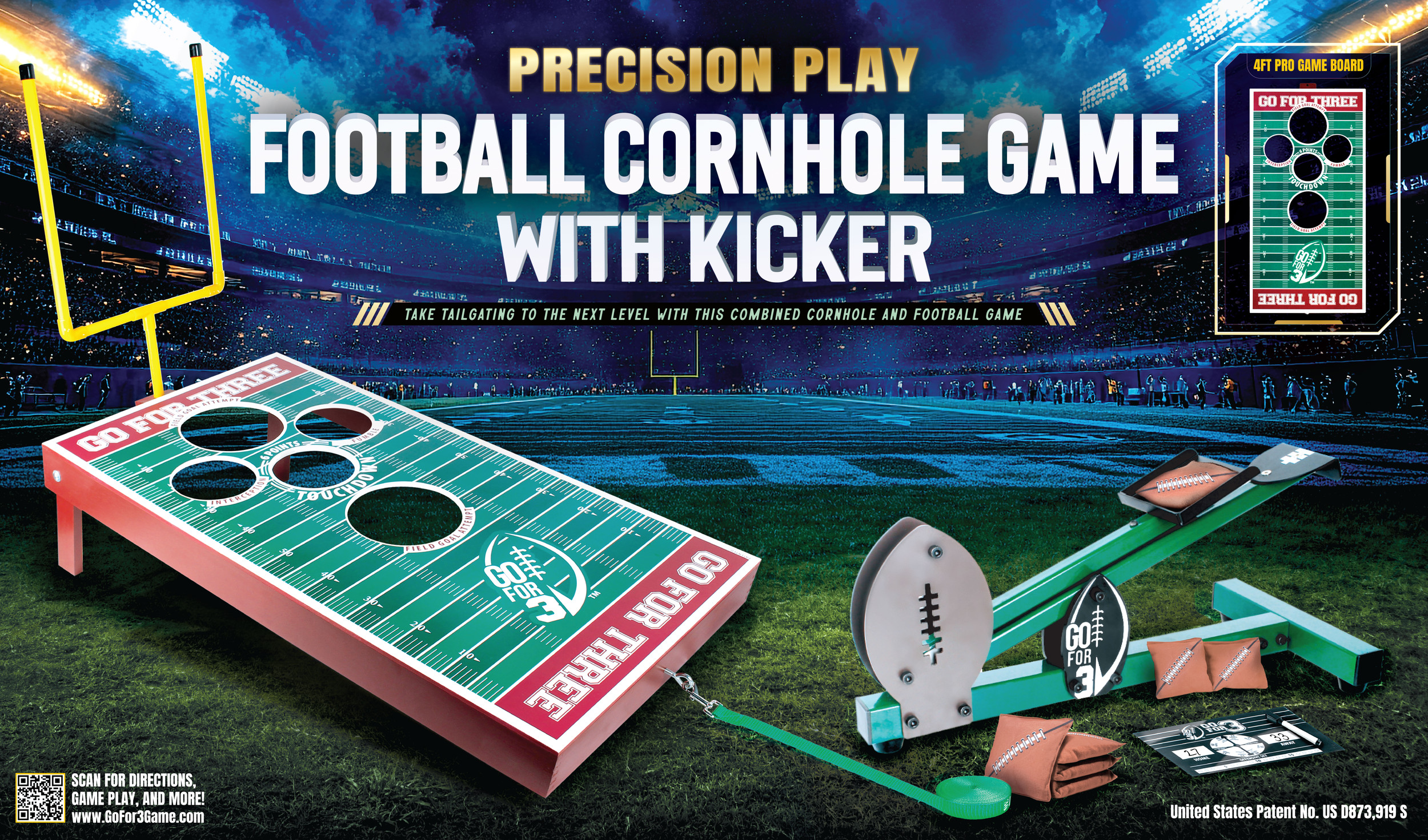 GO FOR THREE