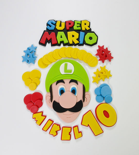 luigi cake topper