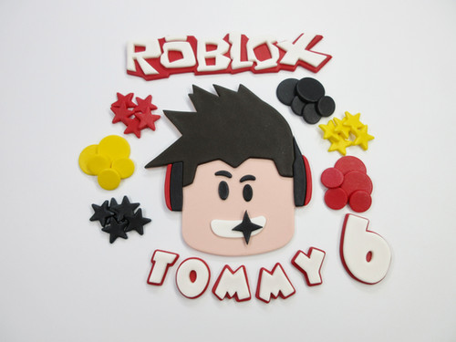 Personalised Roblox Cake Topper by The Cake Fairy Crafts