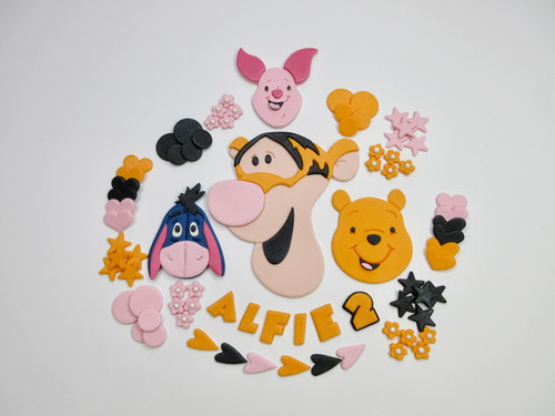 Winnie the Pooh Tigger Cake Topper Edible. | The Cake Fairy Crafts