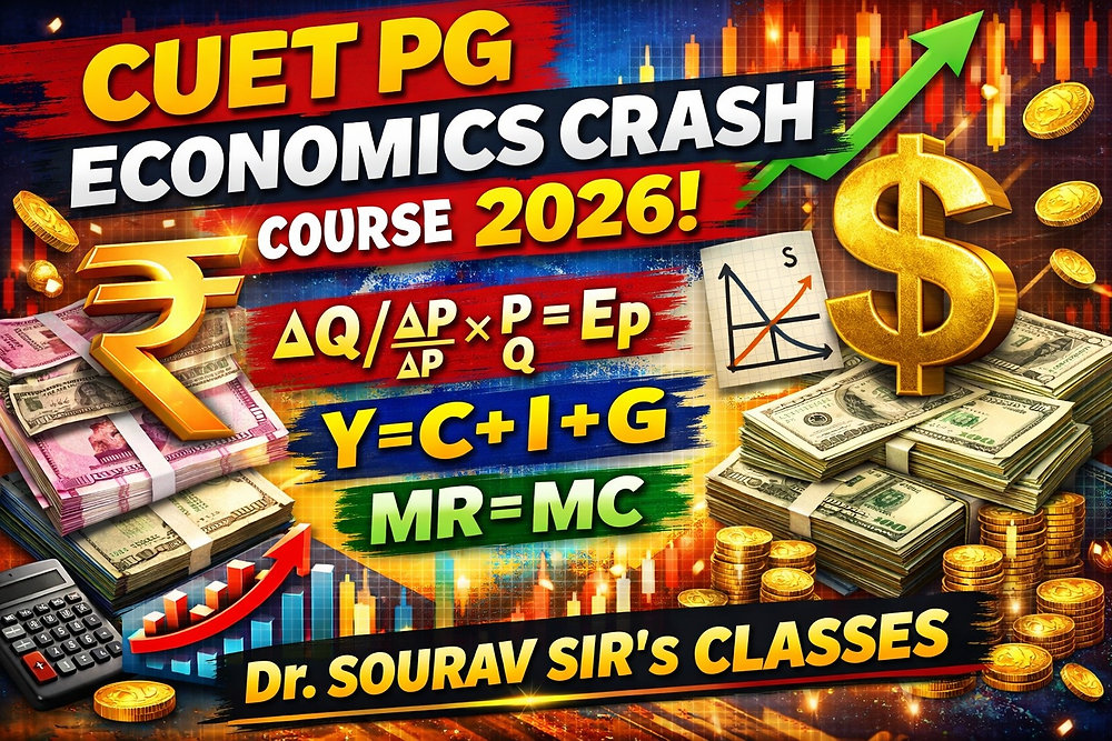 CUET PG Economics 2026 Crash Course – Microeconomics, Macroeconomics ...