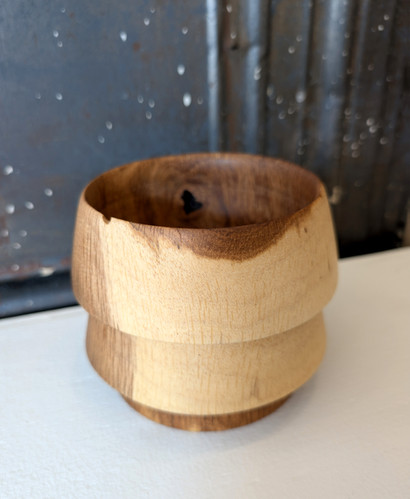 Flared Wood Container | Side Street