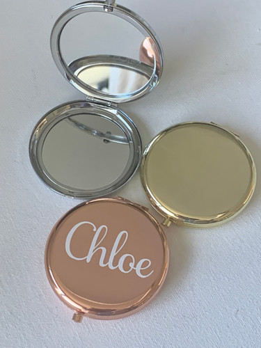 Steph Personalised Compact Mirror | Rush Creations Bridal Jewellery ...