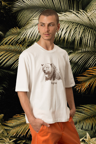 California Tee in White | Forest by Gili Peleg