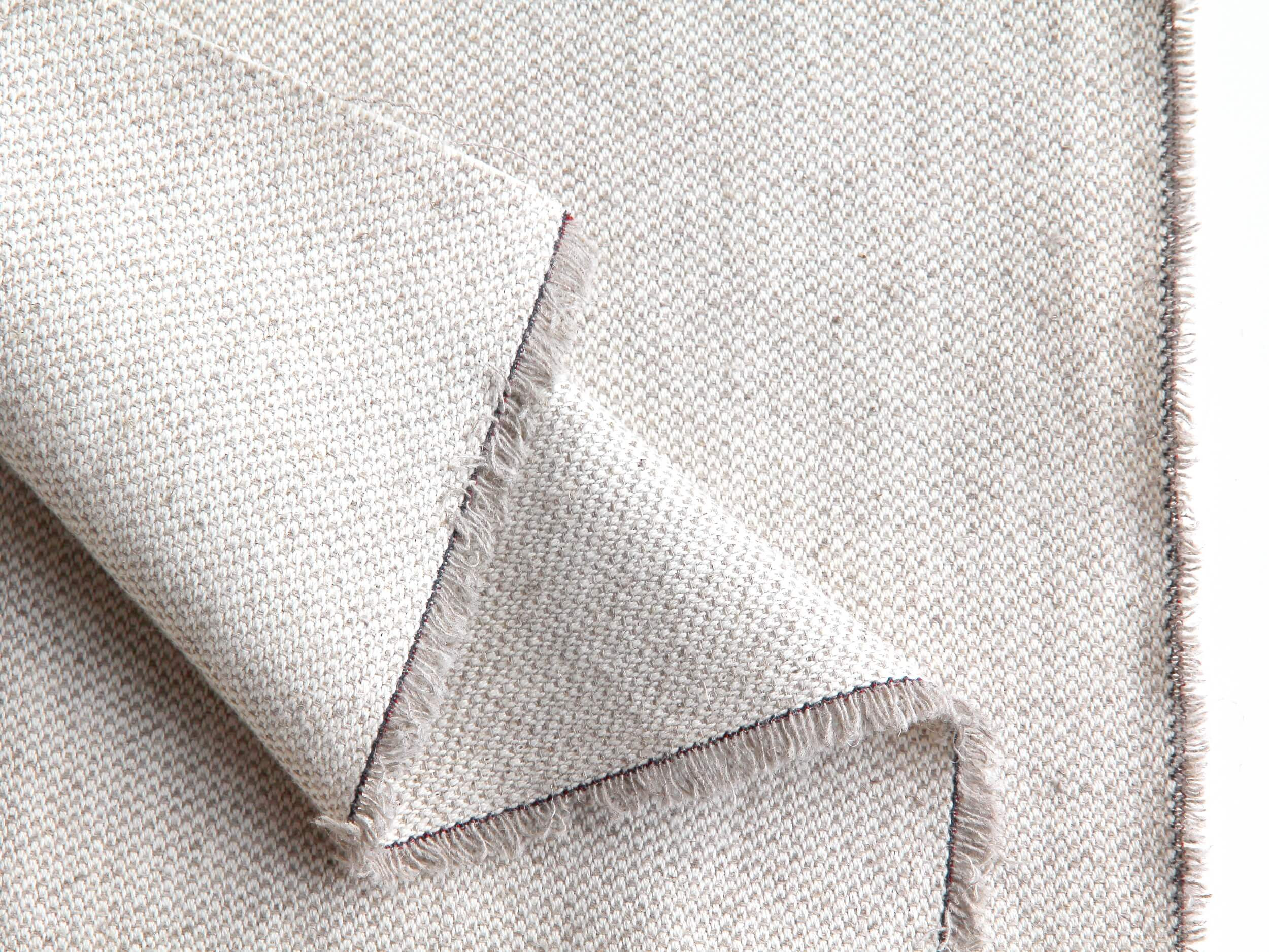 LIGHT OATMEAL HEMP BLEND UPHOLSTERY