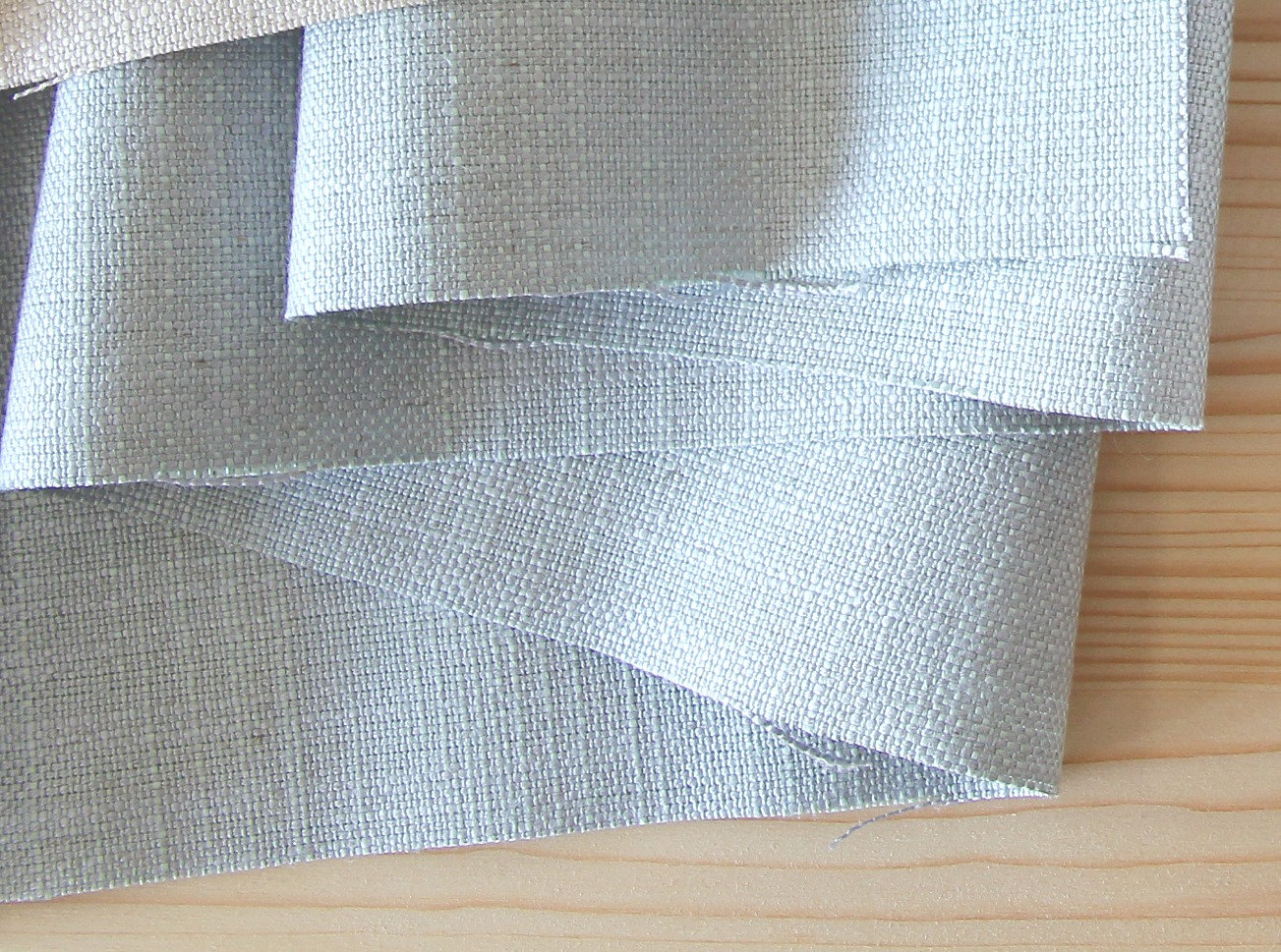 LIGHT AQUA BLUE LINEN BLEND