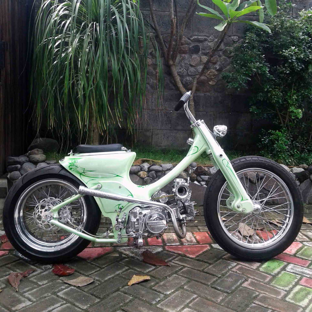 OTOPLUS-ONLINE I Bikin Choppy Cub Seperti Ini Ternyata Cuma Habis Duit ...