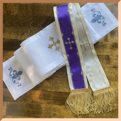 Combo Handmade Maniturgium & First Stole | Via Providence