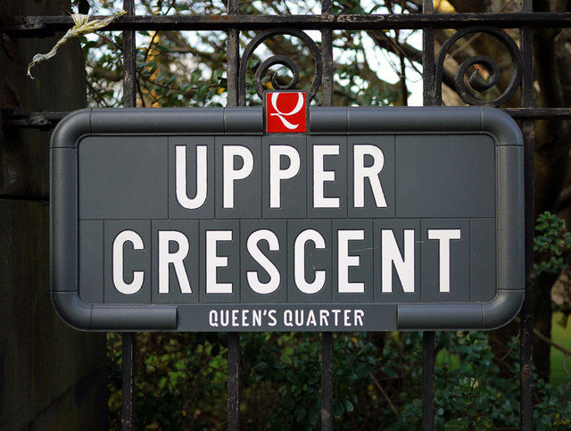 Belfast Street Sign, Landscape