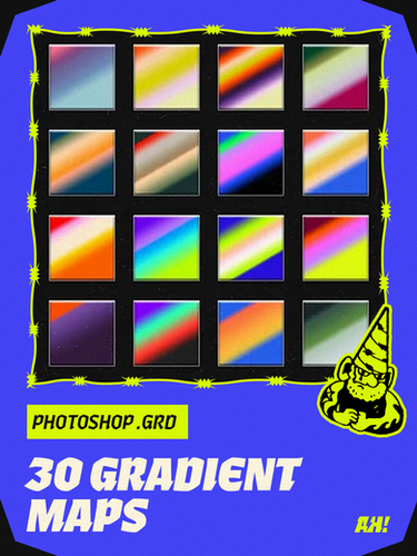 30 Photoshop Gradient Maps – Pack 01 | Audrey Havey