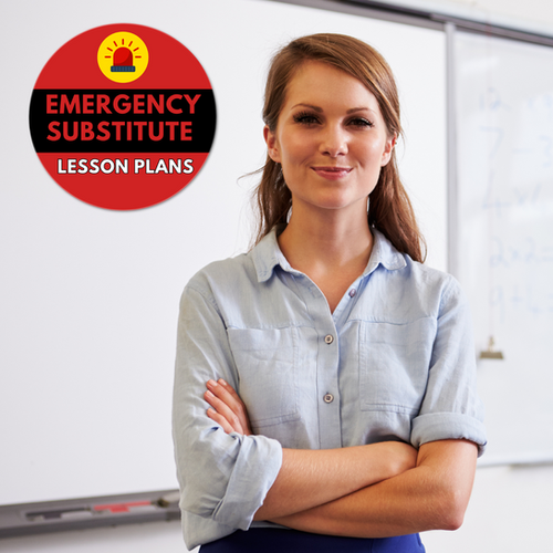 Emergency Substitute Lesson Plans | Jewish Ed Printables I Alef Bet Games