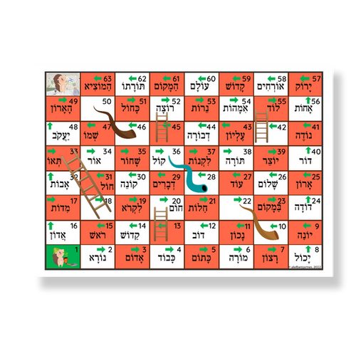 Shofars and Ladders | Jewish Ed Printables I Alef Bet Games