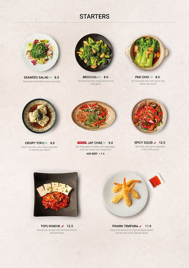 Menu | GOGI