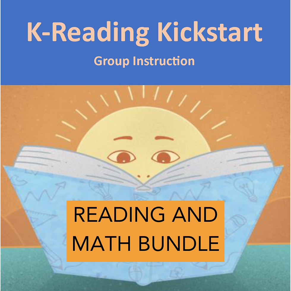 HOME | K-Reading Kickstart | building strong foundations for reading & math