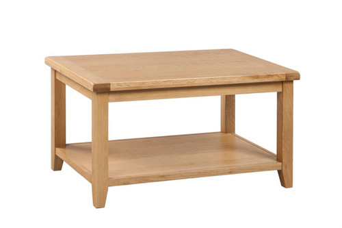 Premium Solid Oak Rectangle Coffee Table | ARRAMOUNT