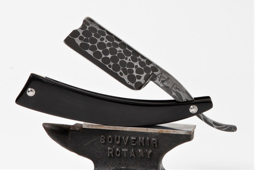 Canister Damascus Straight Razor. | Ale Razors