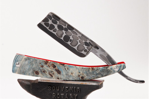 Canister Damascus Straight razor | Ale Razors