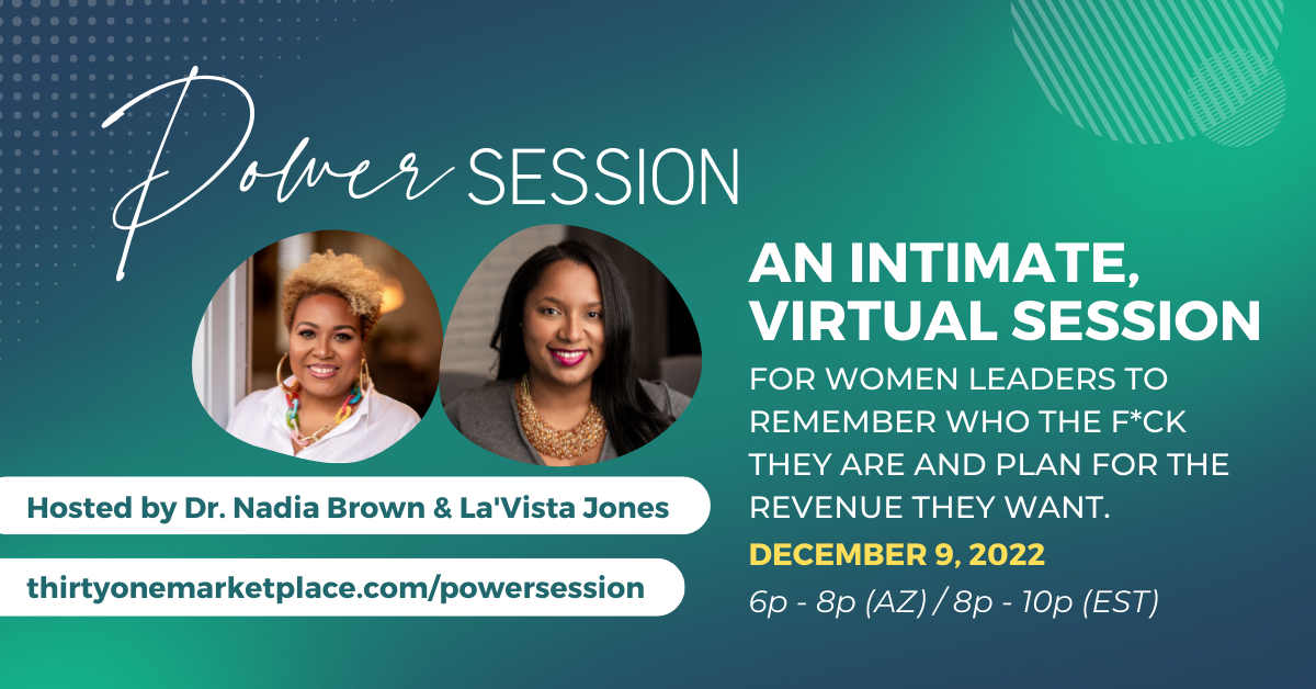 Power Session with Dr. Nadia Brown & La'Vista Jones