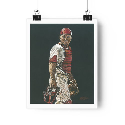 Johnny Bench "Exemplar" Giclee Art Print | ChrisFelixFineArt