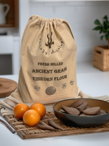 Freshly milled Einkorn flour NET WT 48OZ (3LBS) 1.36 kg | The Lazy Antelope