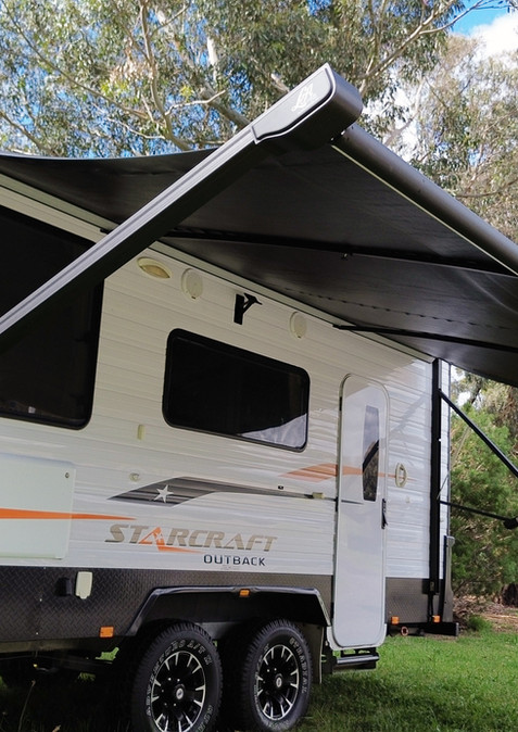 Flexible Solar Awning by Luxury Awnings | Australian RV