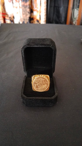 Sovereign Ring Square 1893 | Sovereigns Jewellery