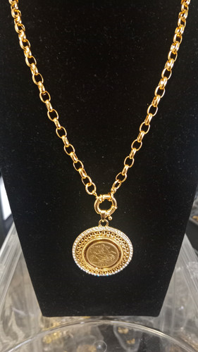 Sovereign Necklace Diamond Pendant 1893 | Sovereigns Jewellery