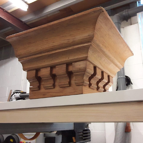 Extras | MDC Carpentry Workshop | Wood Mouldings | Wood Corbels