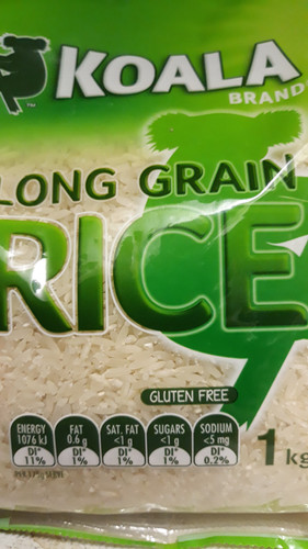 Rice Long Grain Koala Brand 1kg | Lettuce Inn