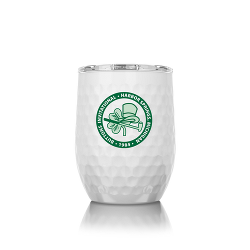 Dimpled Golf - 16 oz. Stemless Wine Cooler | SIC Promo