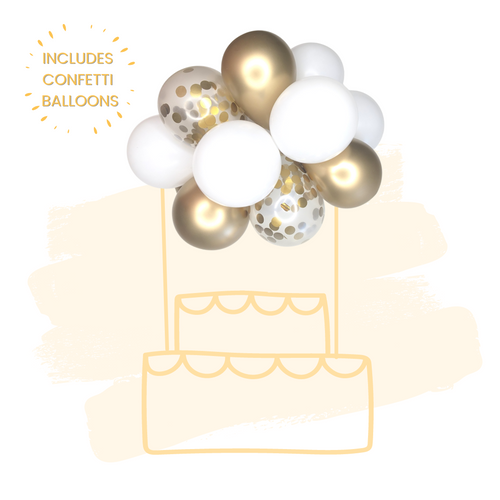 Balloon Cake Topper DIY Kit - Stay Golden | Hooray Today Website