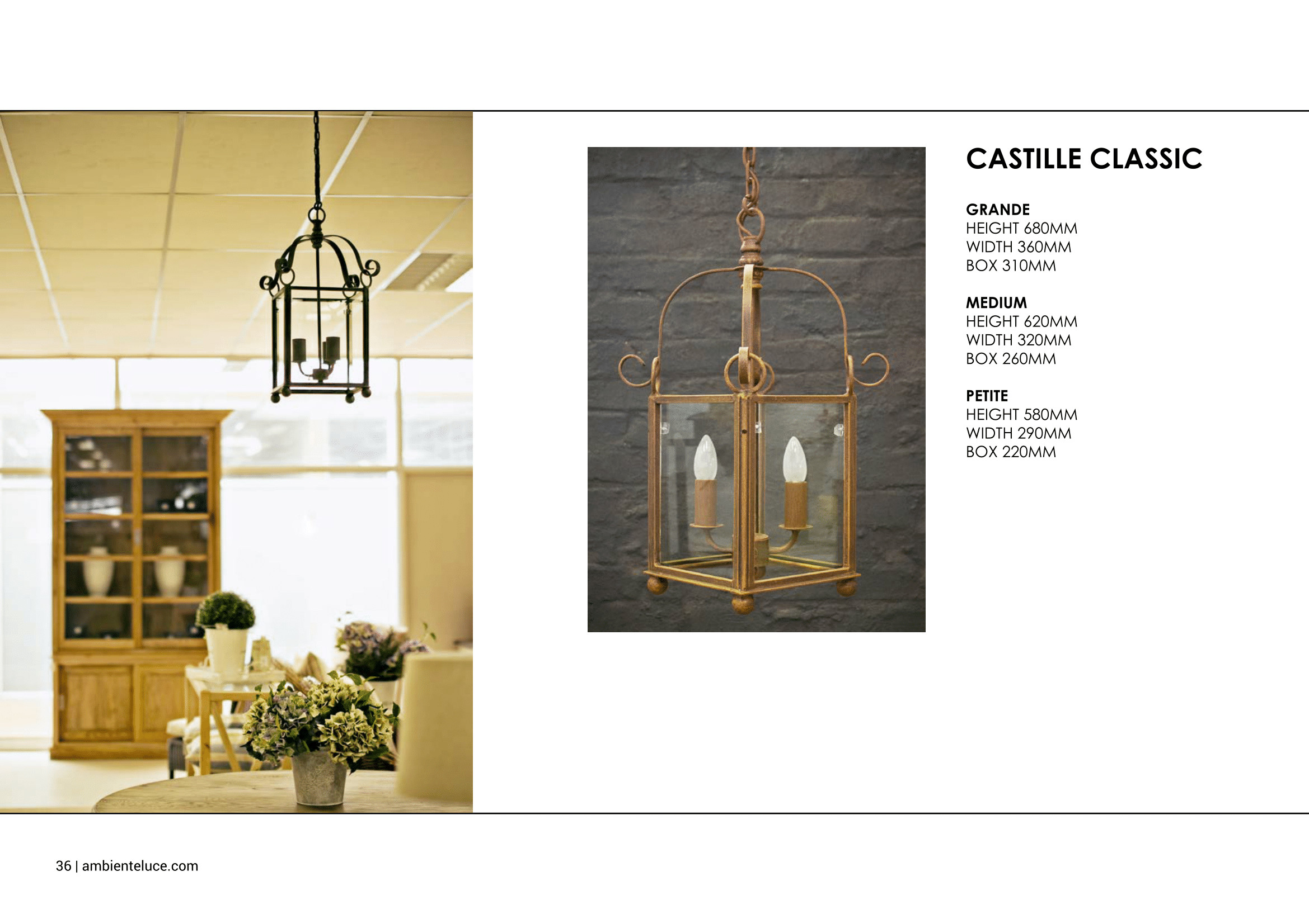 Ambiente Luce | Classic Lighting | Cape Town