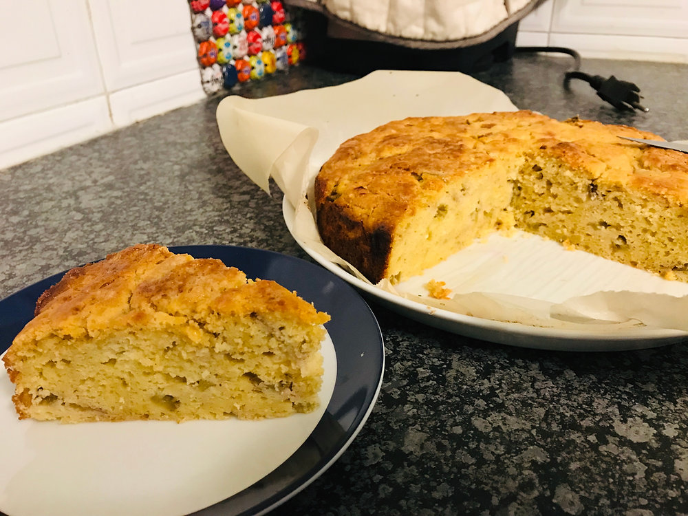 Rhubarb Ricotta Cake