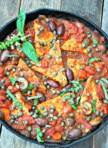 North Italian Style Tempeh Cacciatore-4 Servings | Arch and Sons