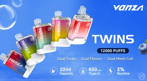 VANZA TWINS - 12000 PUFF DISPOSABLE - (DUAL FLAVOURS) | illuminate Vapes