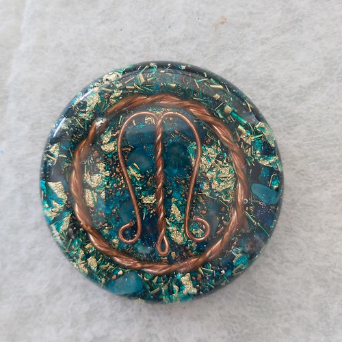 orgone disk with Chassel & TR | Alexanders Orgones